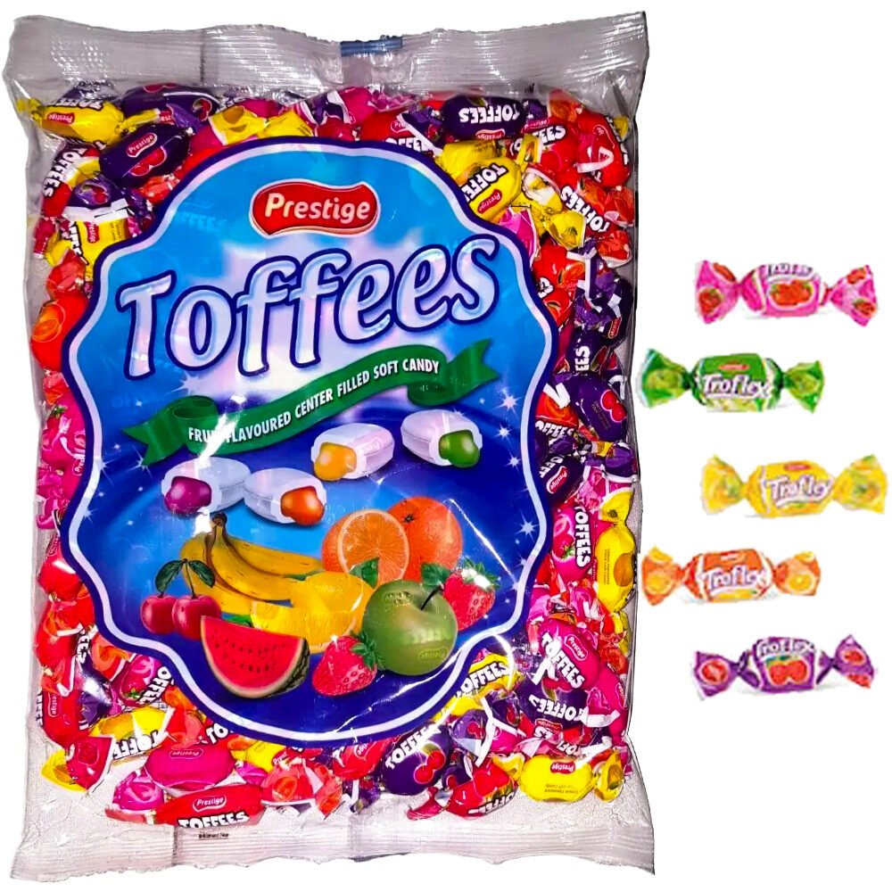 Цукерки жувальні фруктові асорті Toffees MIX 1кг Туреччина ⚡ купити з ...
